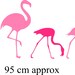 Set of 6 Extra Large Flamingos Wall Art Stickers Decals - Etsy