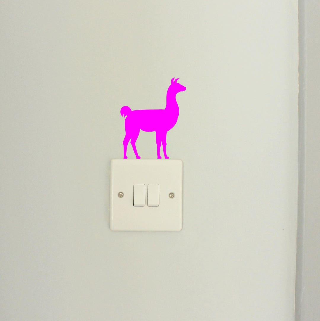 Llama, Alpaca, Wall Art, Decal, Sticker Matt Vinyl - Etsy