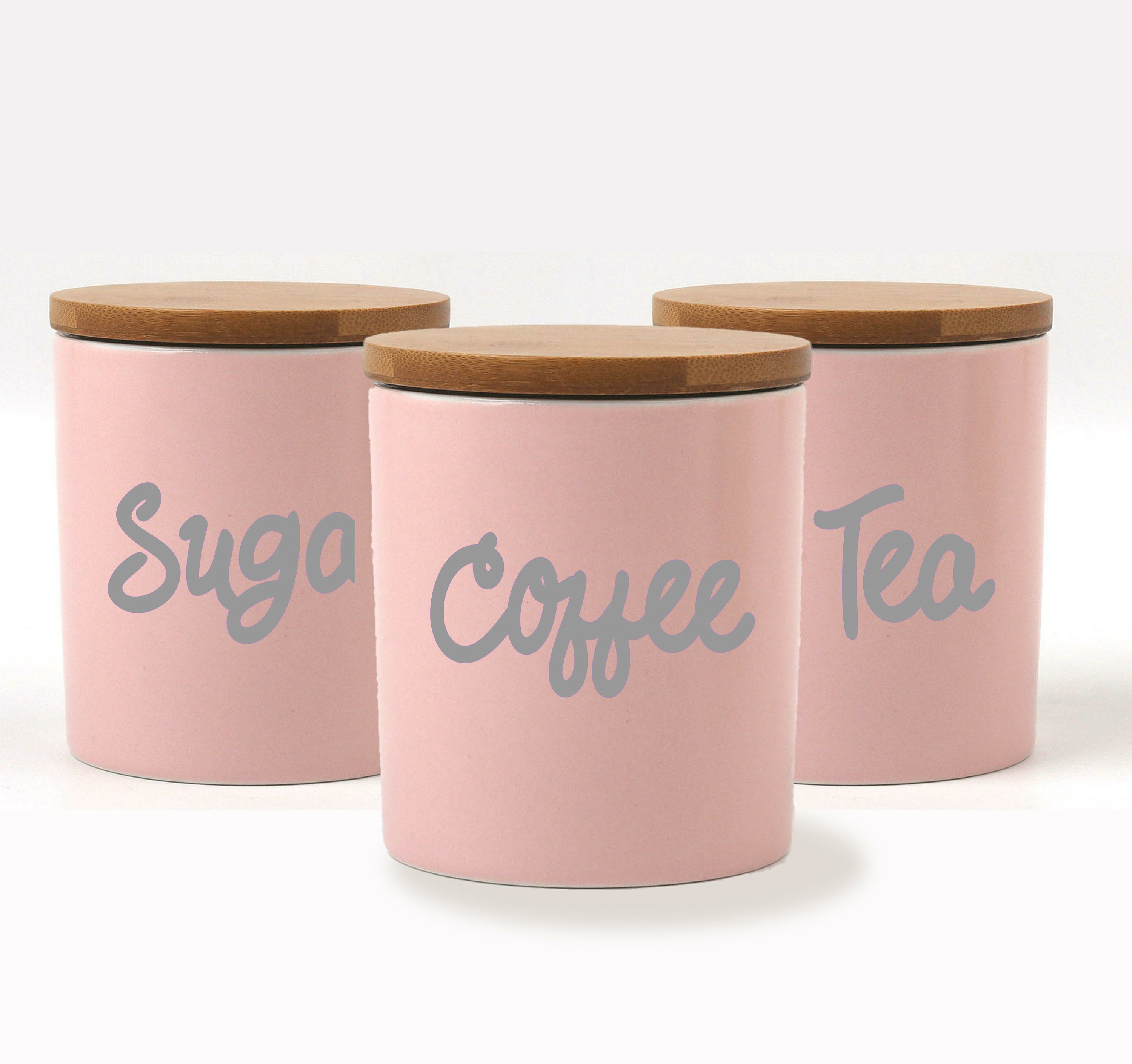 Tea, Coffee, Sugar Stickers for Jars, Caddies, Canisters - 16 Colours ...