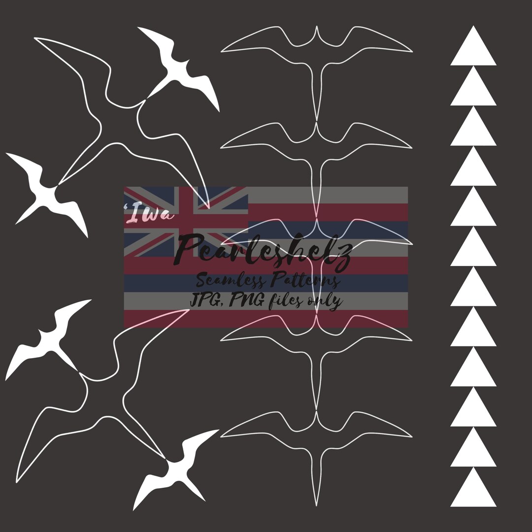 IWA Bird Fly High Seamless Pattern - Etsy