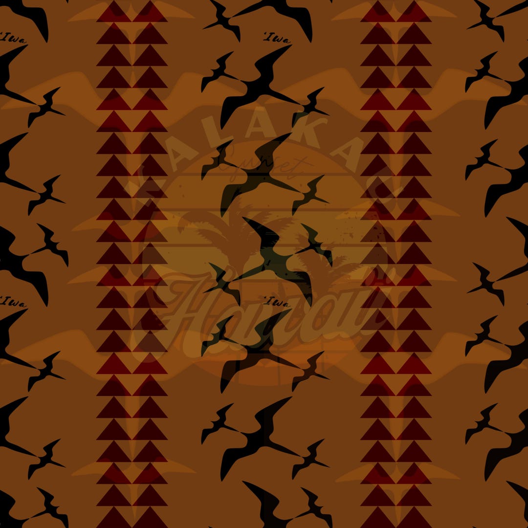 IWA Bird Fly High Mountain Seamless Pattern Digital File - Etsy