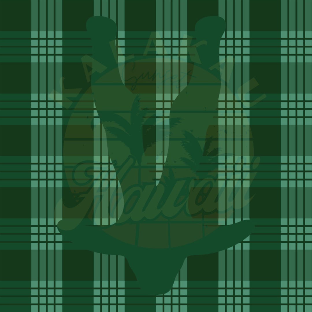 Green Palaka With Boar Jaw Digital File. Jpg and Png Files - Etsy