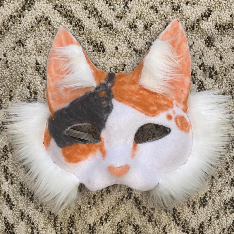 Calico Cat Therian Mask - Etsy