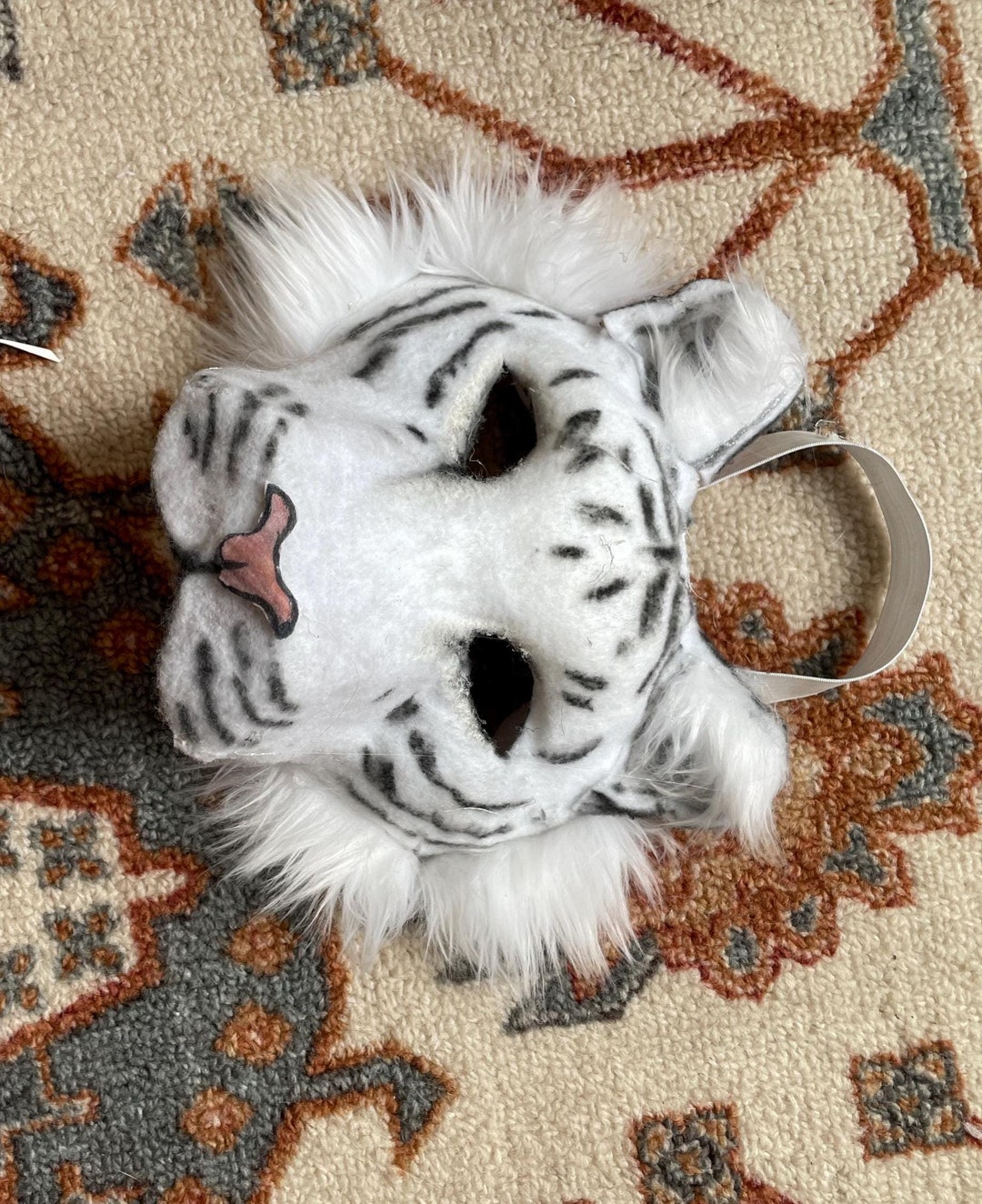 White Tiger Therian Mask - Etsy Canada