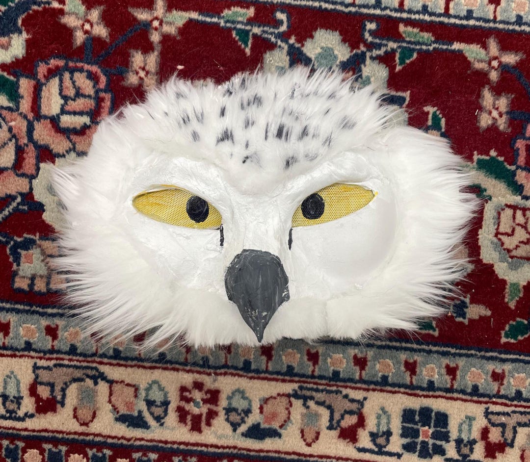 Snowy Owl Therian Mask - Etsy