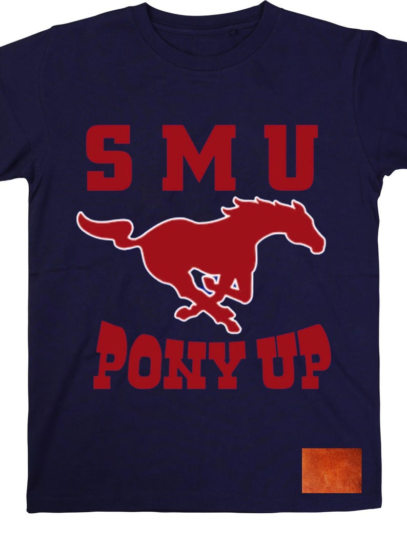 SMU pony Up T-shirt - Etsy
