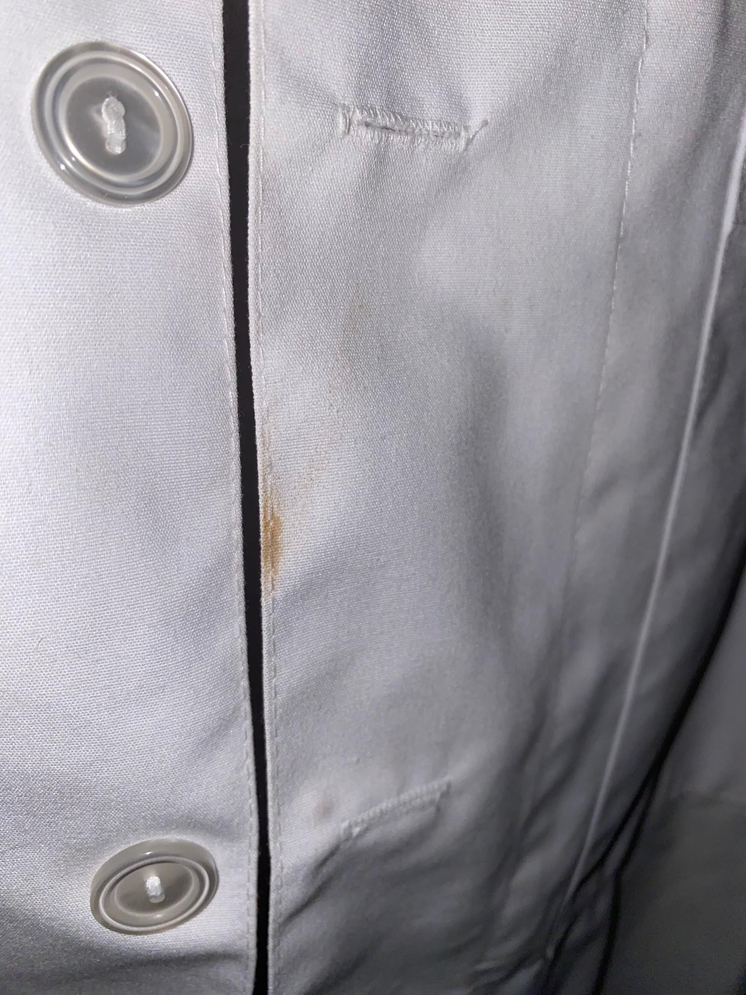 Vintage Lab Coat Professional White Hospital Scrub Jacket From the 1960 ...