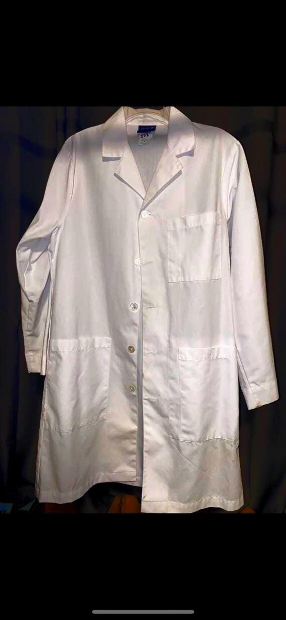 Vintage Lab Coat Professional White Hospital Scrubs J… - Gem