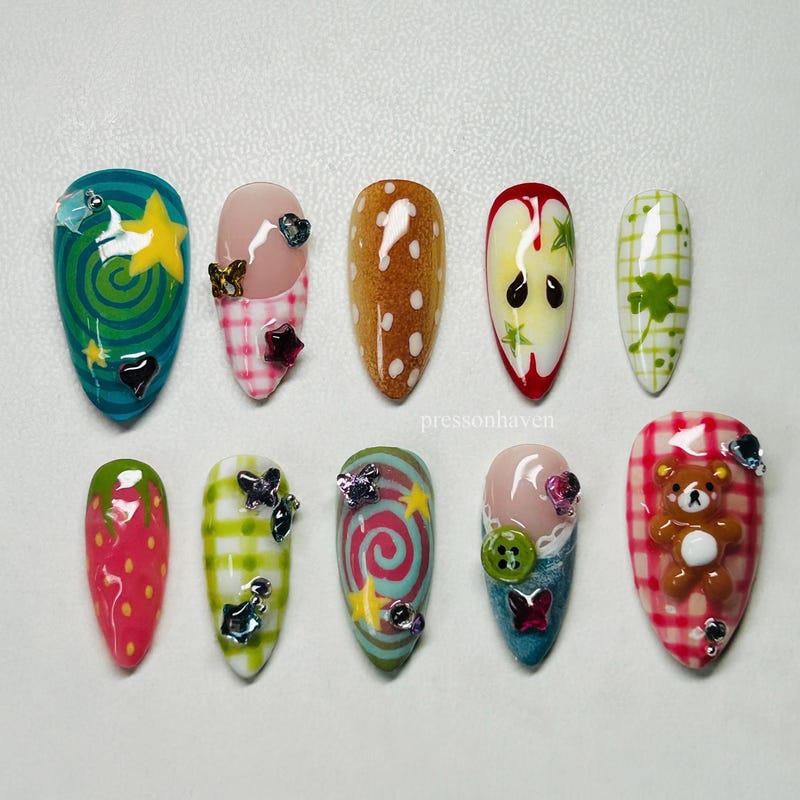 Nail Rilakkuma - Etsy