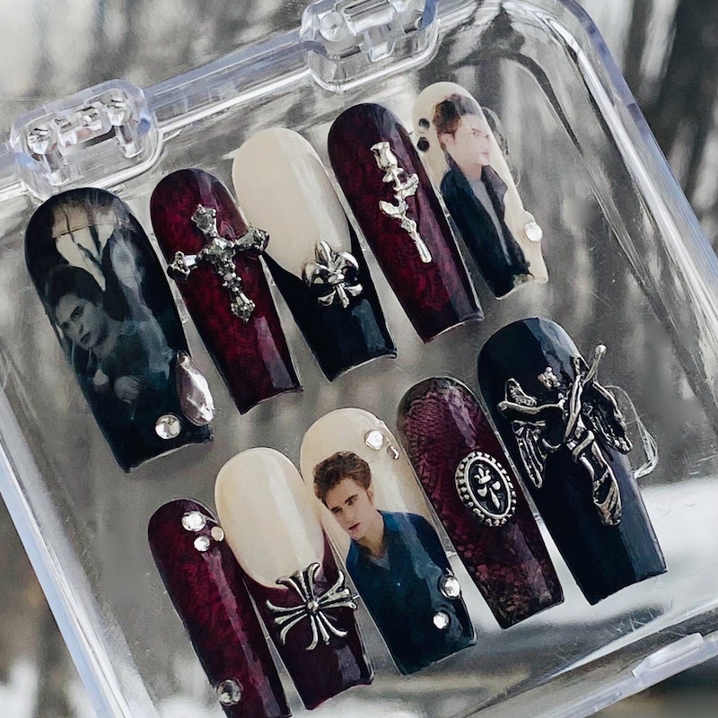Twilight Inspired Nails - Etsy