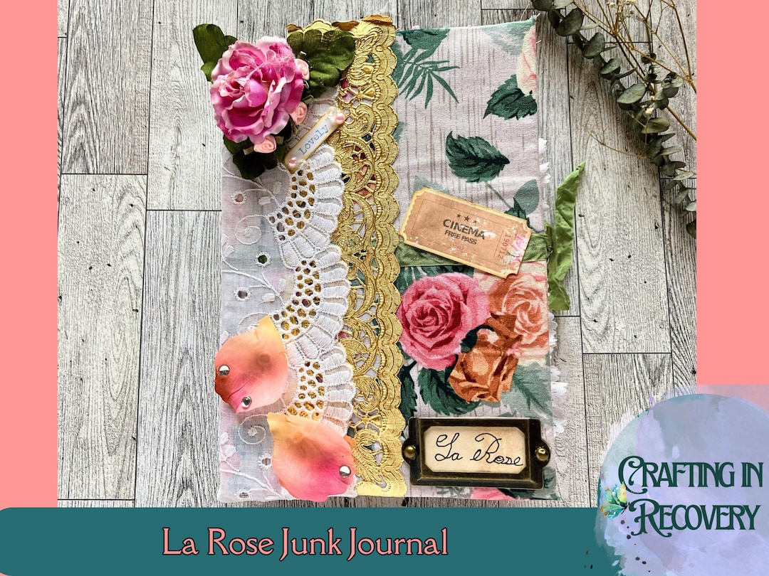La Rose Junk Journal, Handmade, Handbound - Etsy