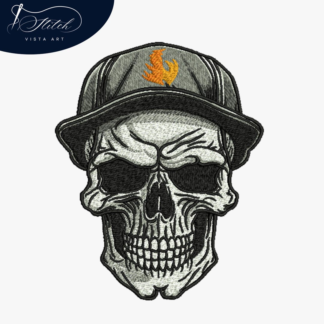Skull Embroidery Design For You Skull Machine Embroidery Design 8238