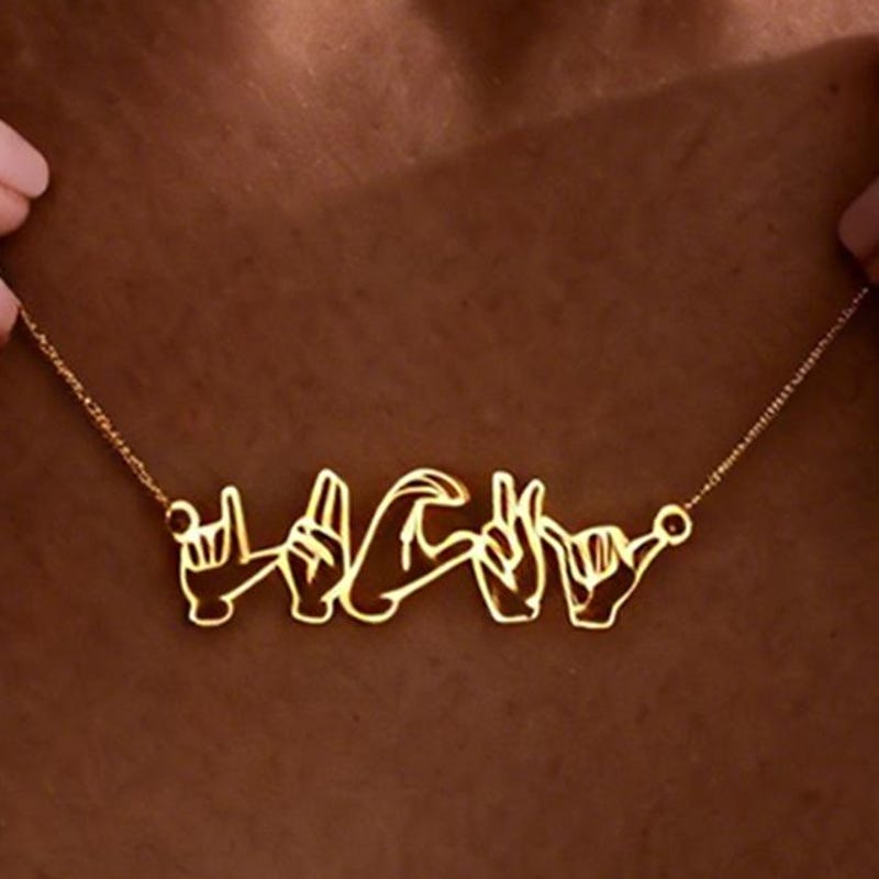 Asl Jewelry - Etsy