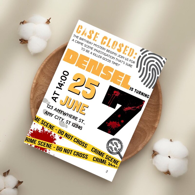 Crime Scene Party - Etsy