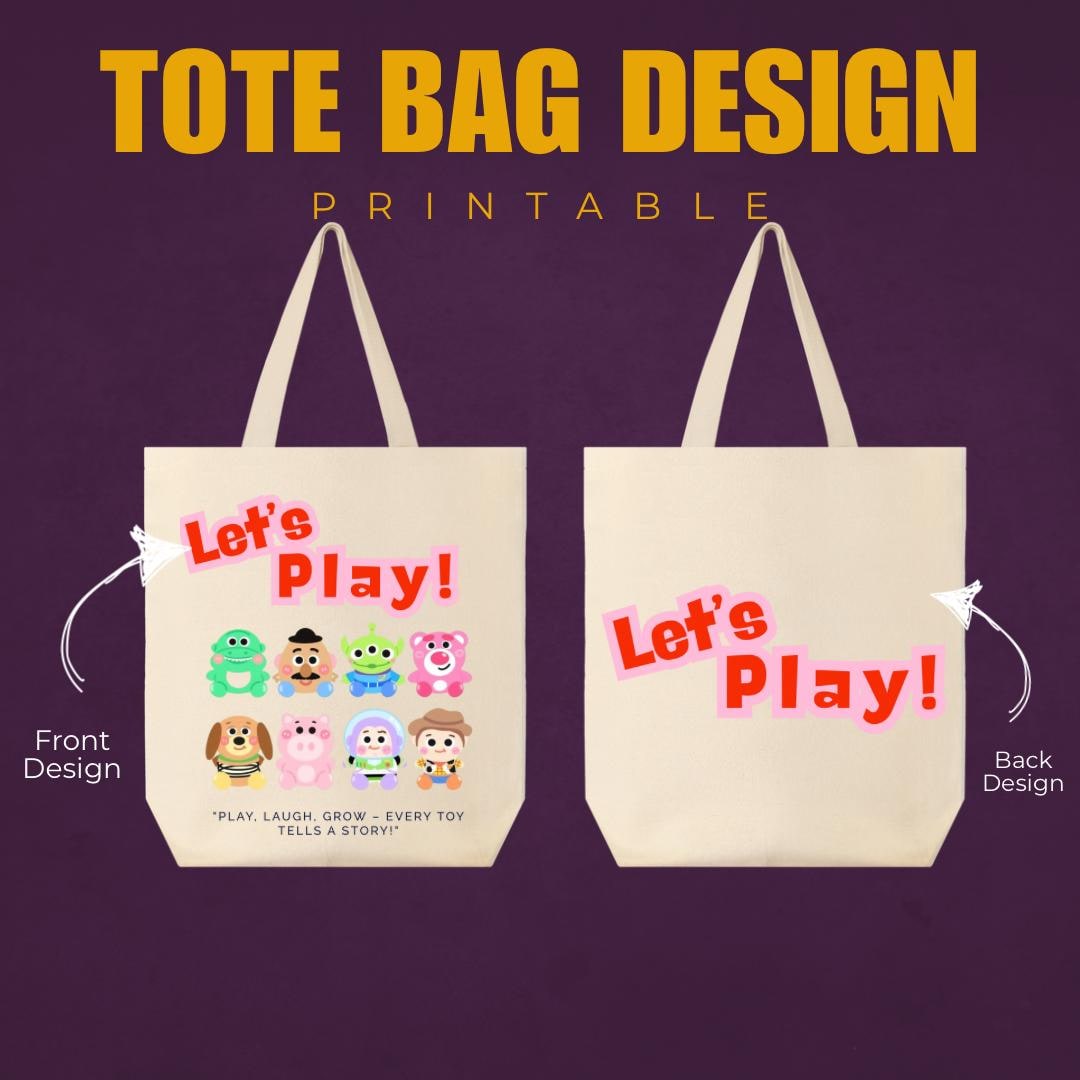 Tote Bag: Toys Story-inspired Design | Cartoons | Cute Design ...