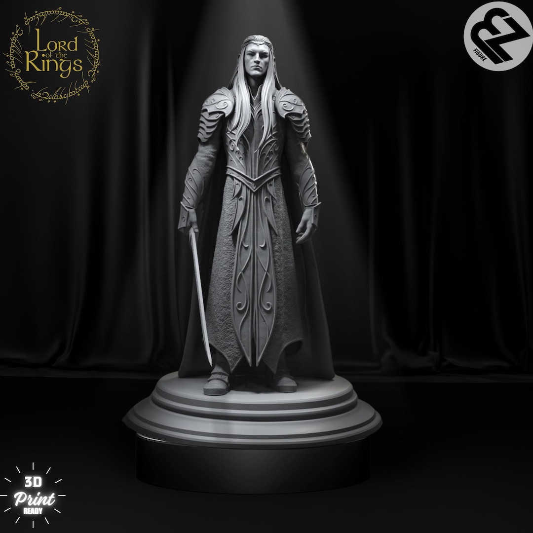 Thranduil From Lord of the Rings 3D STL Files for Hiqh Quality 3D Printing - .STL | 1-2 1-4 1-6 ...
