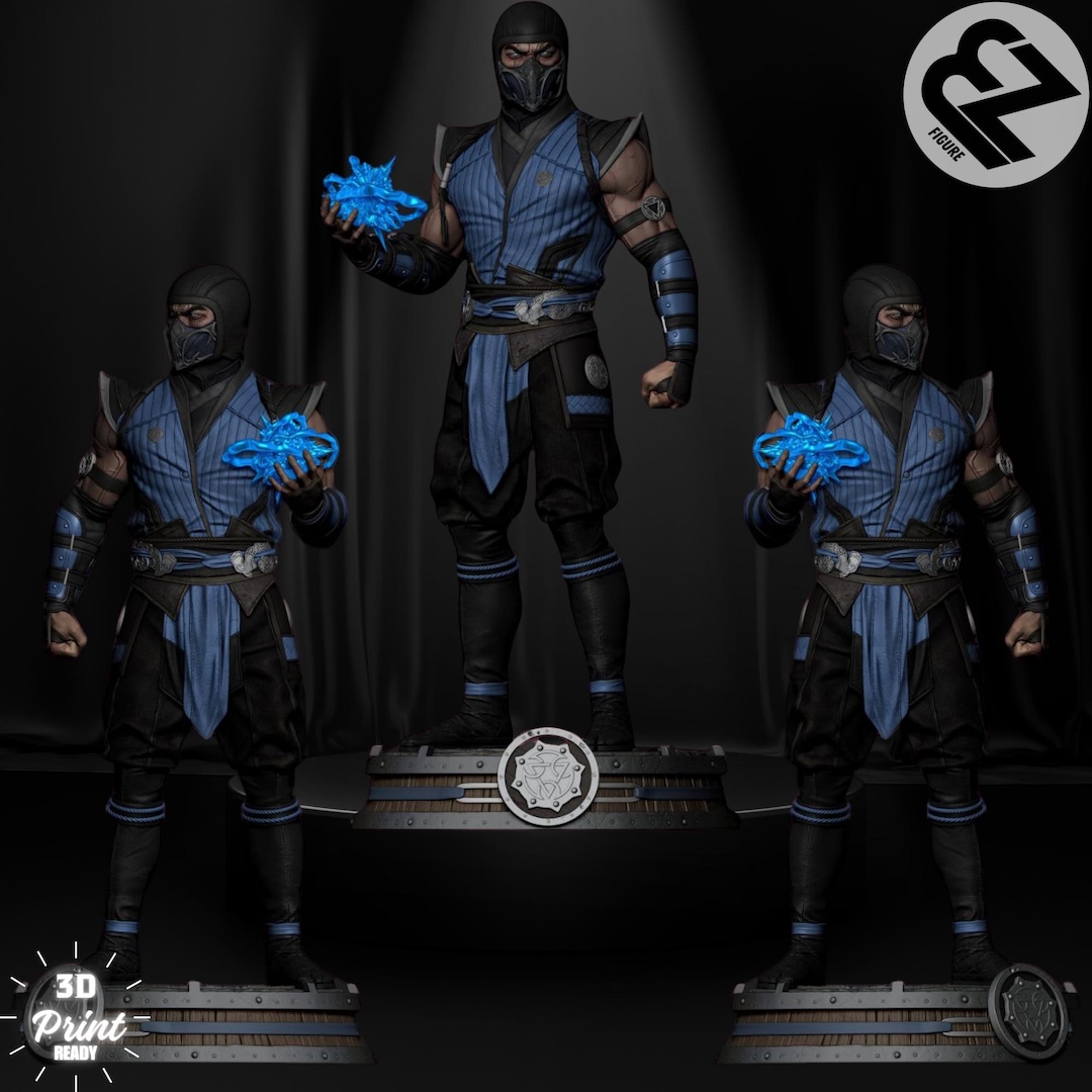 Subzero From Mortal Kombat 3D STL Files for 3D Printing PRINT READY ...