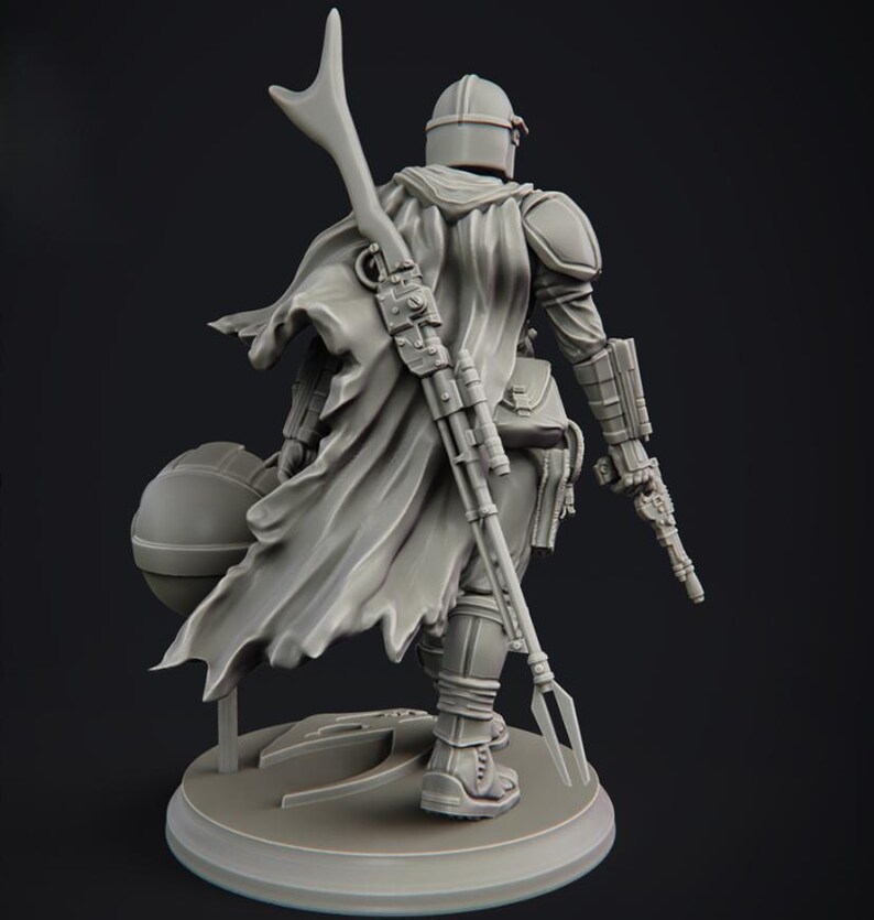 The Mandalorian & Grogu 3D STL Files for 3D Printing - PRINT READY Hiqh ...