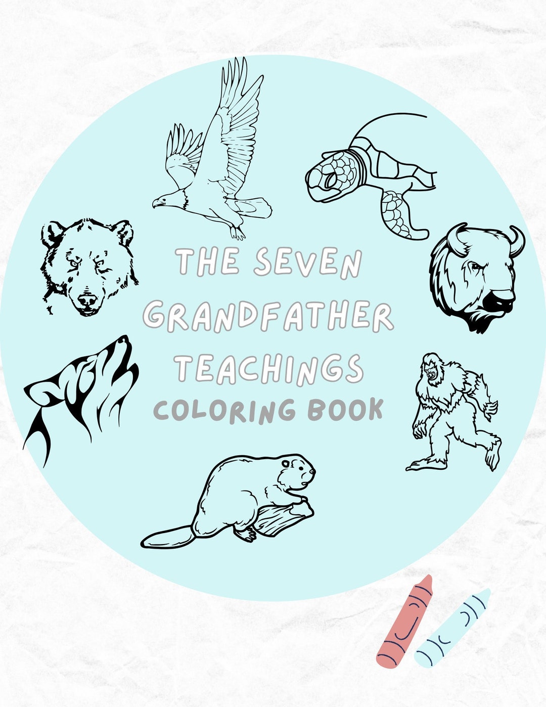 Seven Grandfather Teachings, Coloring Book - Etsy