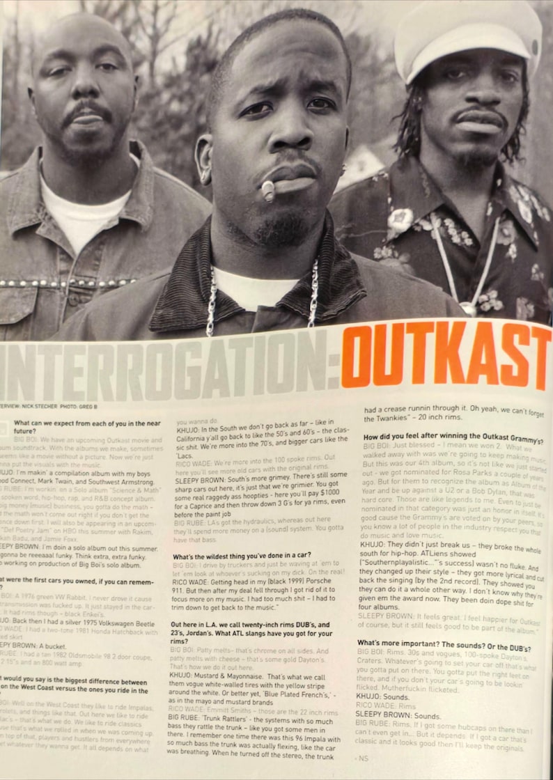 This is a "rare Issue". DUB Magazine With Outkast & the Dungeon Family ...