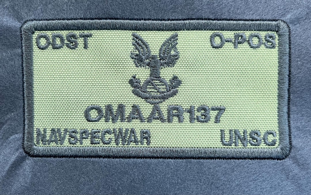 Halo UNSC Name Patch - Etsy