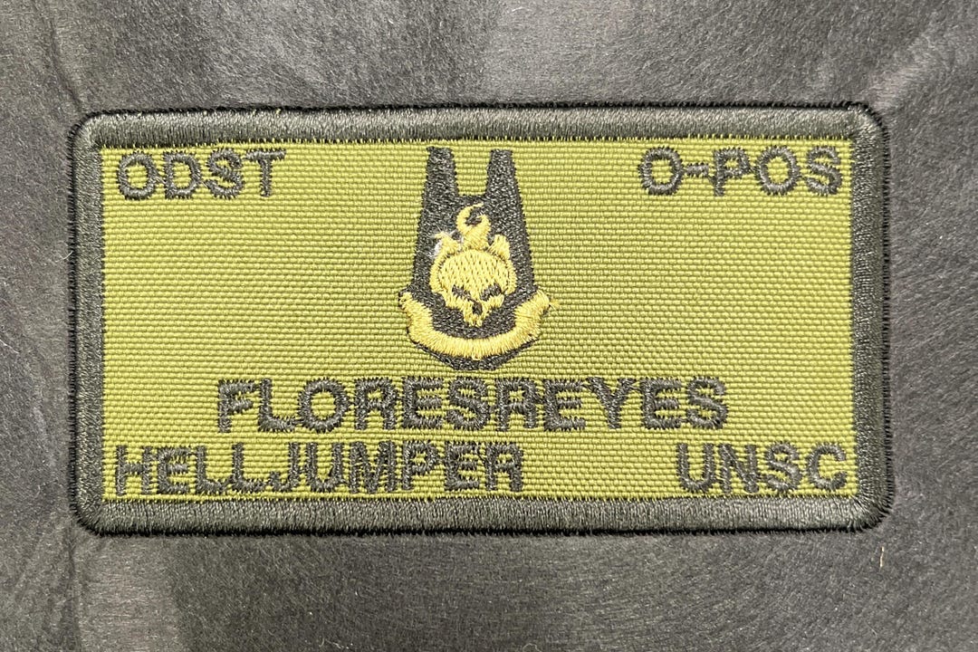 Halo Helljumper Name Patch - Etsy