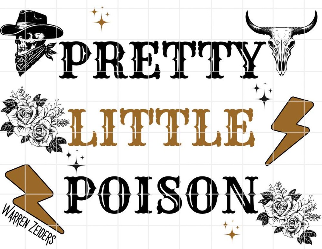 Warren Zeiders Pretty Little Poison Pngs X2 - Etsy