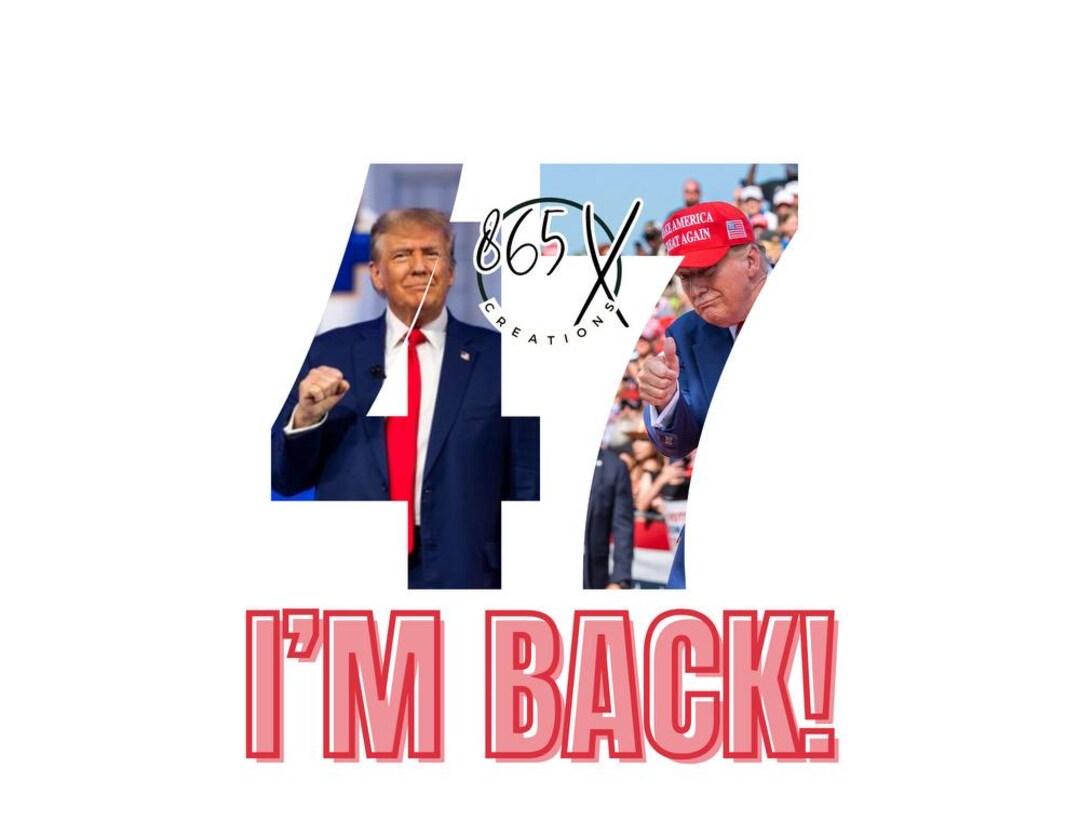 Trump Won Im Back PNG - Etsy