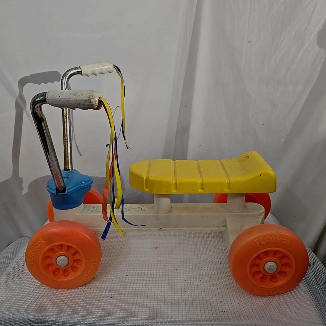 Vintage 1980’s Playskool Toddler Low Rise Scooter Ride on With ...