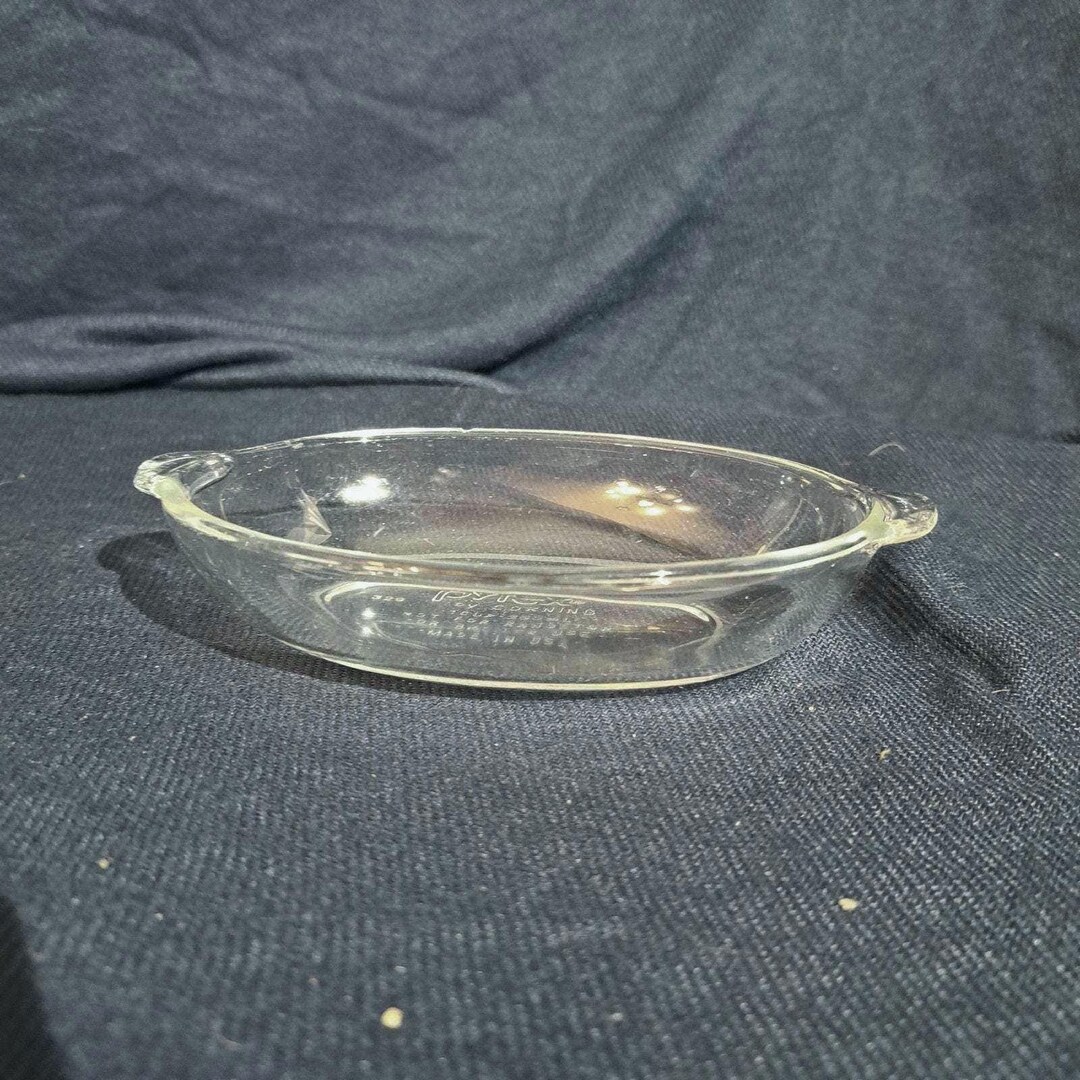 Pyrex 1 Cup Oval Casserole Dish.. Individual.. Clear Glass - Etsy