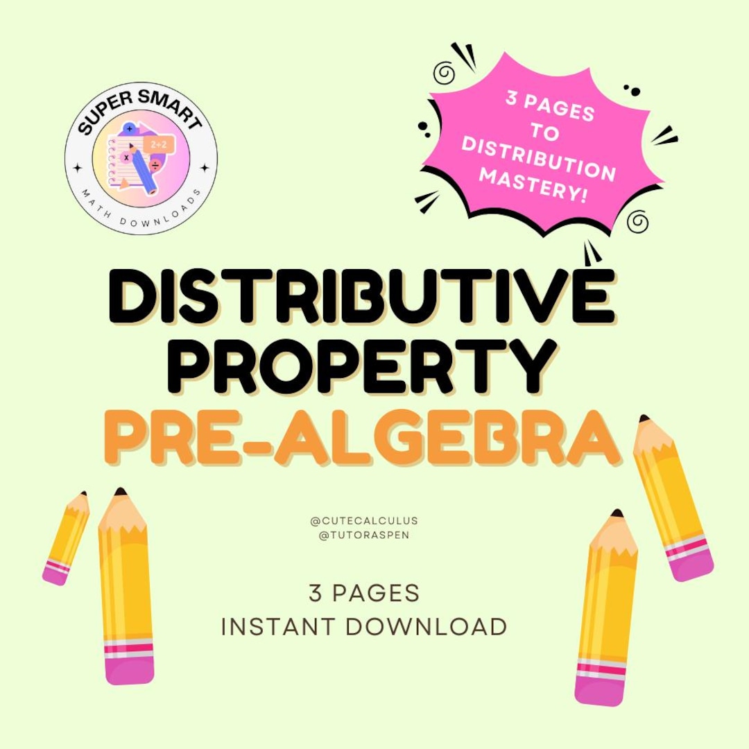 Distributive Property | Examples, Practice, Test - All With Answers | 3 ...