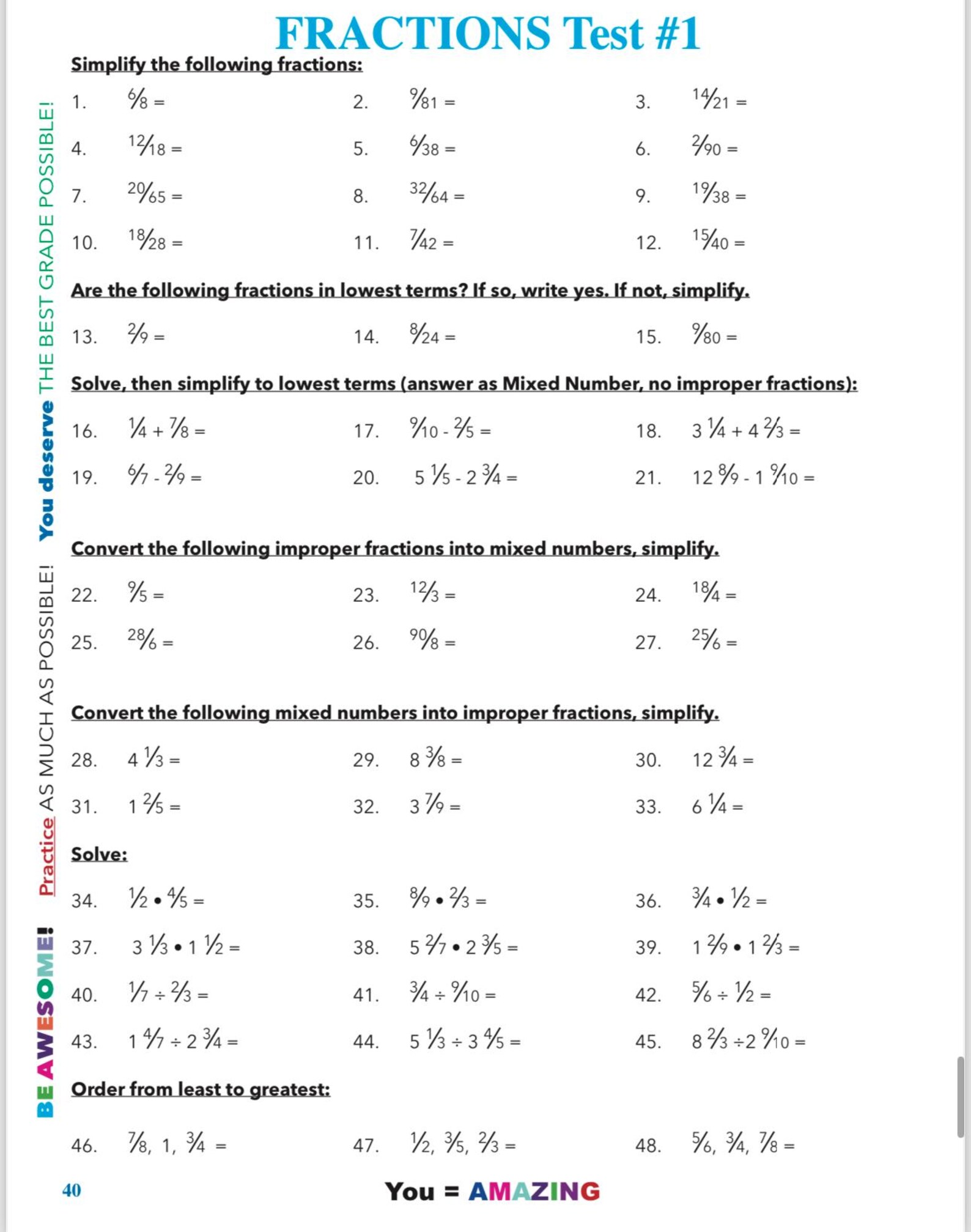 Algebra 1 Lesson Book + Step by Step Instructions | 120 Pages of ...