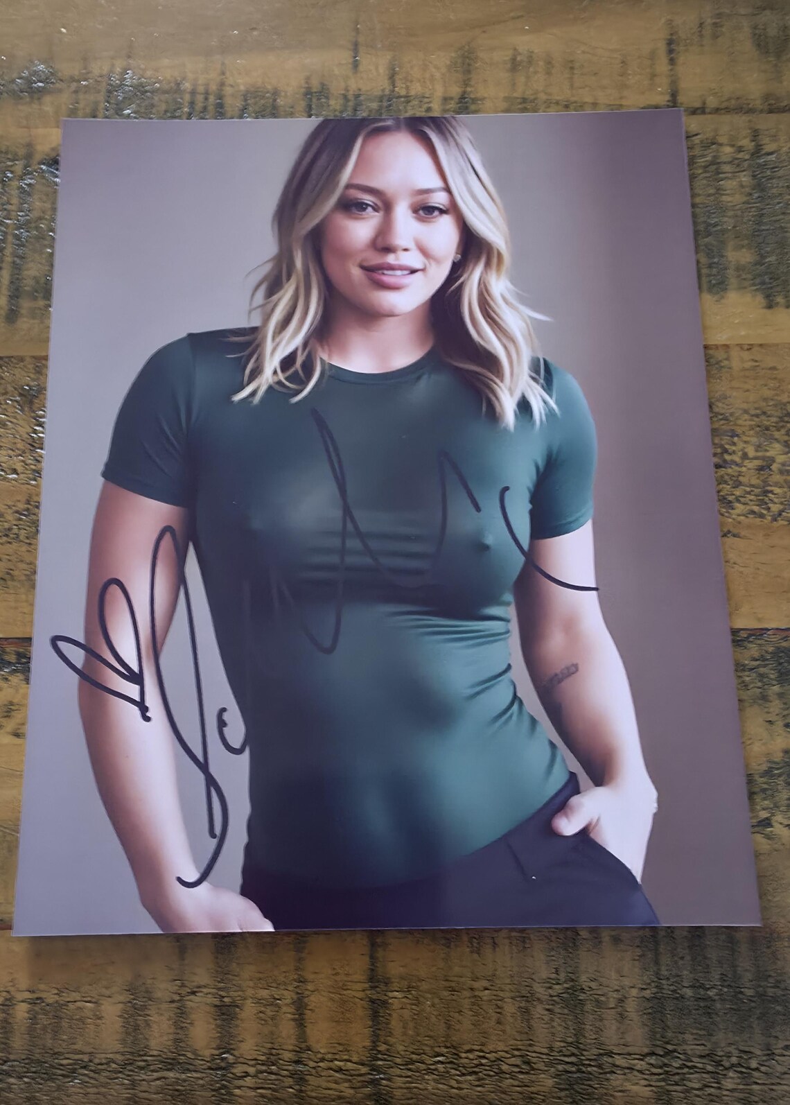 Hilary Duff 8 X10" (20x25 Cm) Autographed Signed Photo - Etsy