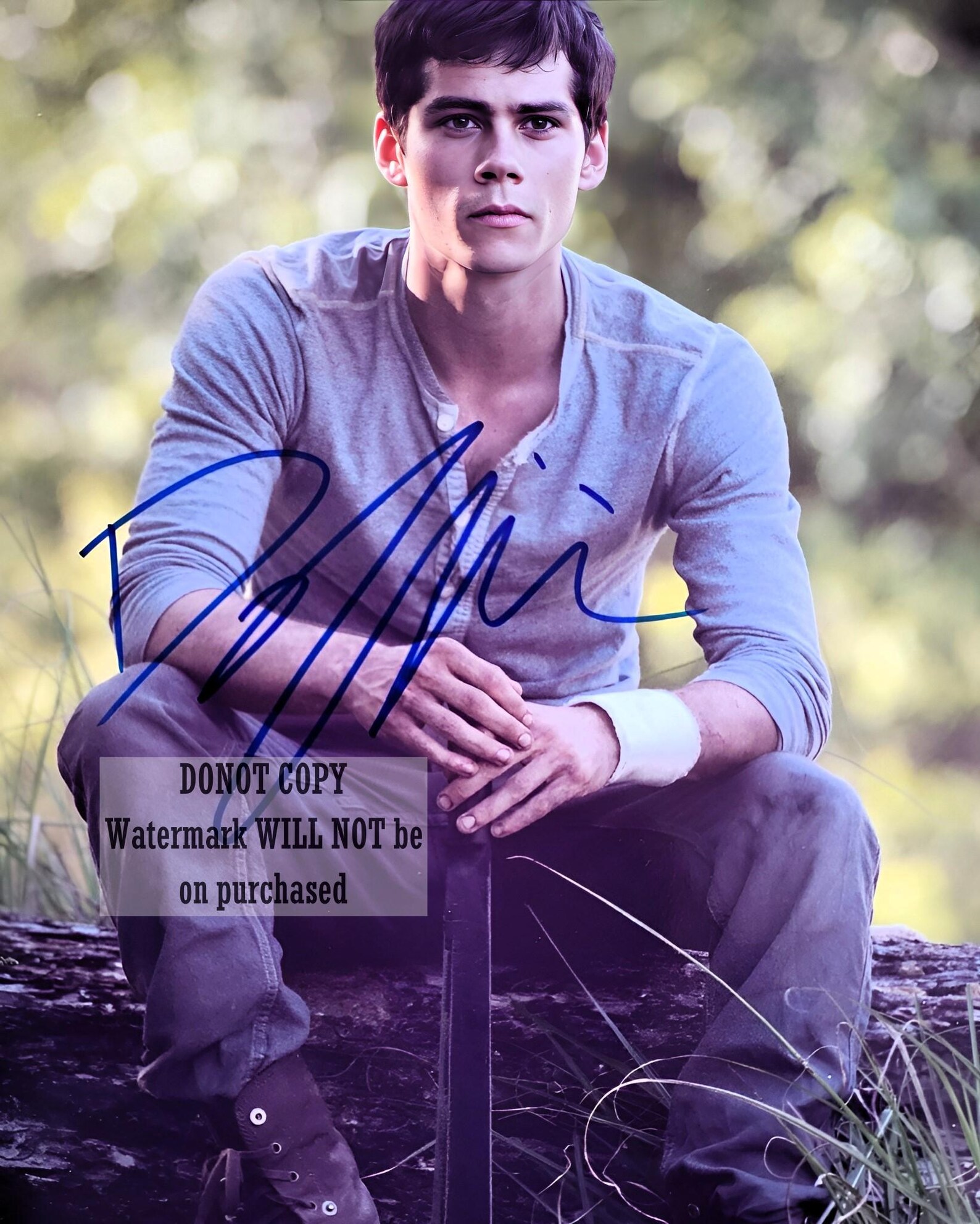 Dylan O’brien Maze Runner 8 X10" (20x25 Cm) Autographed Signed Photo - Etsy