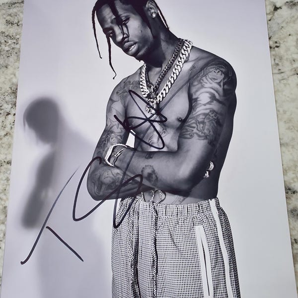 Travis Scott Autograph - Etsy