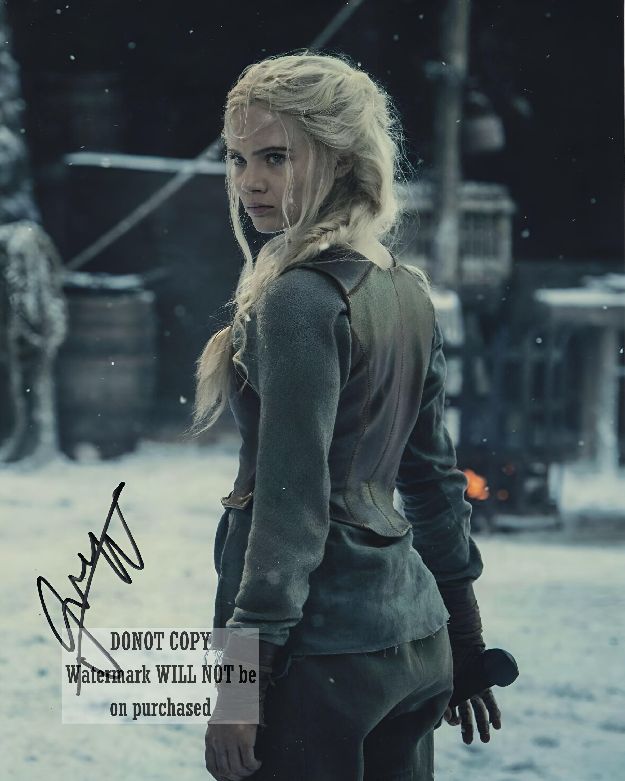 FREYA ALLAN the WITCHER 8 X10 20x25 Cm Autographed Signed Photo - Etsy