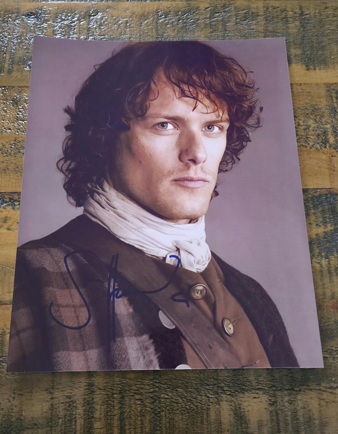 Sam Heughan 8 X10" (20x25 Cm) Autographed Signed Photo - Etsy