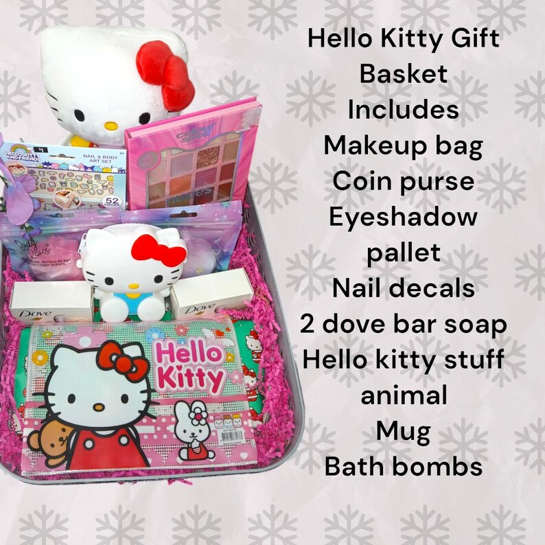 Hello Kitty Made to Order Gift Baskets - Etsy