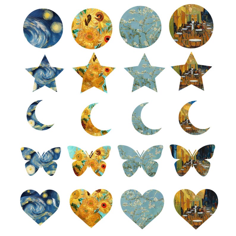 Van Gogh SVG PNG Bundle | Digital Download| Instant Download ...