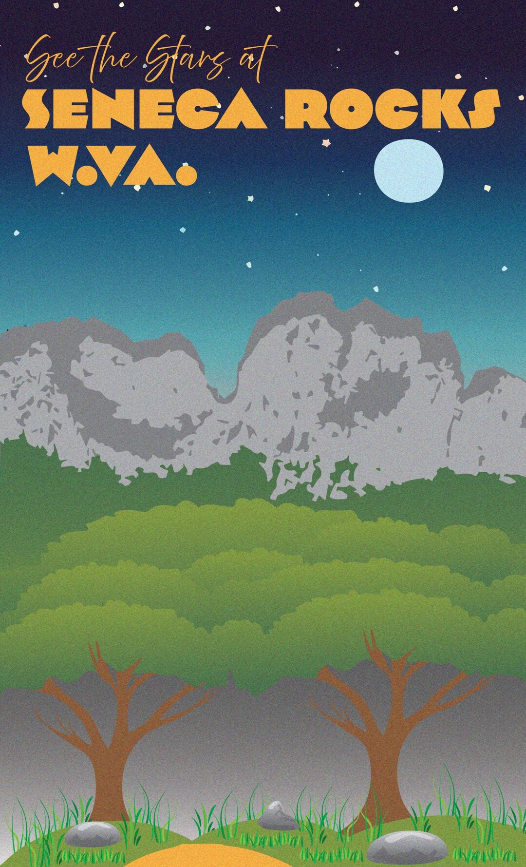 West Virginia, Seneca Rocks, Posters, WV Art - Etsy