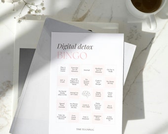 Digital Detox Bingo Card Printable Digital Download , Bingo Game - Etsy