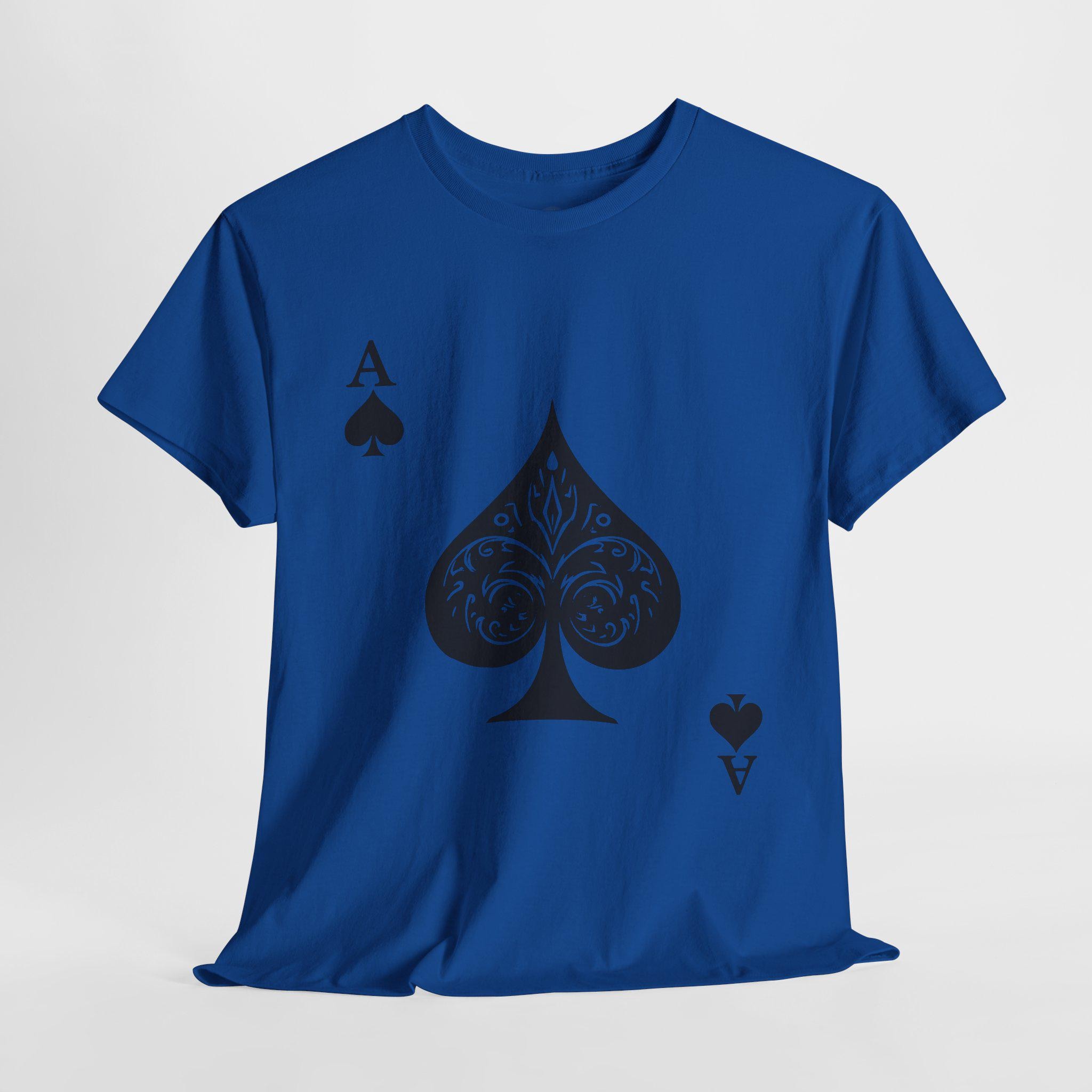 Ace of Spades T-shirt, Card Lover Gift, Poker Player Shirt, Gambling ...