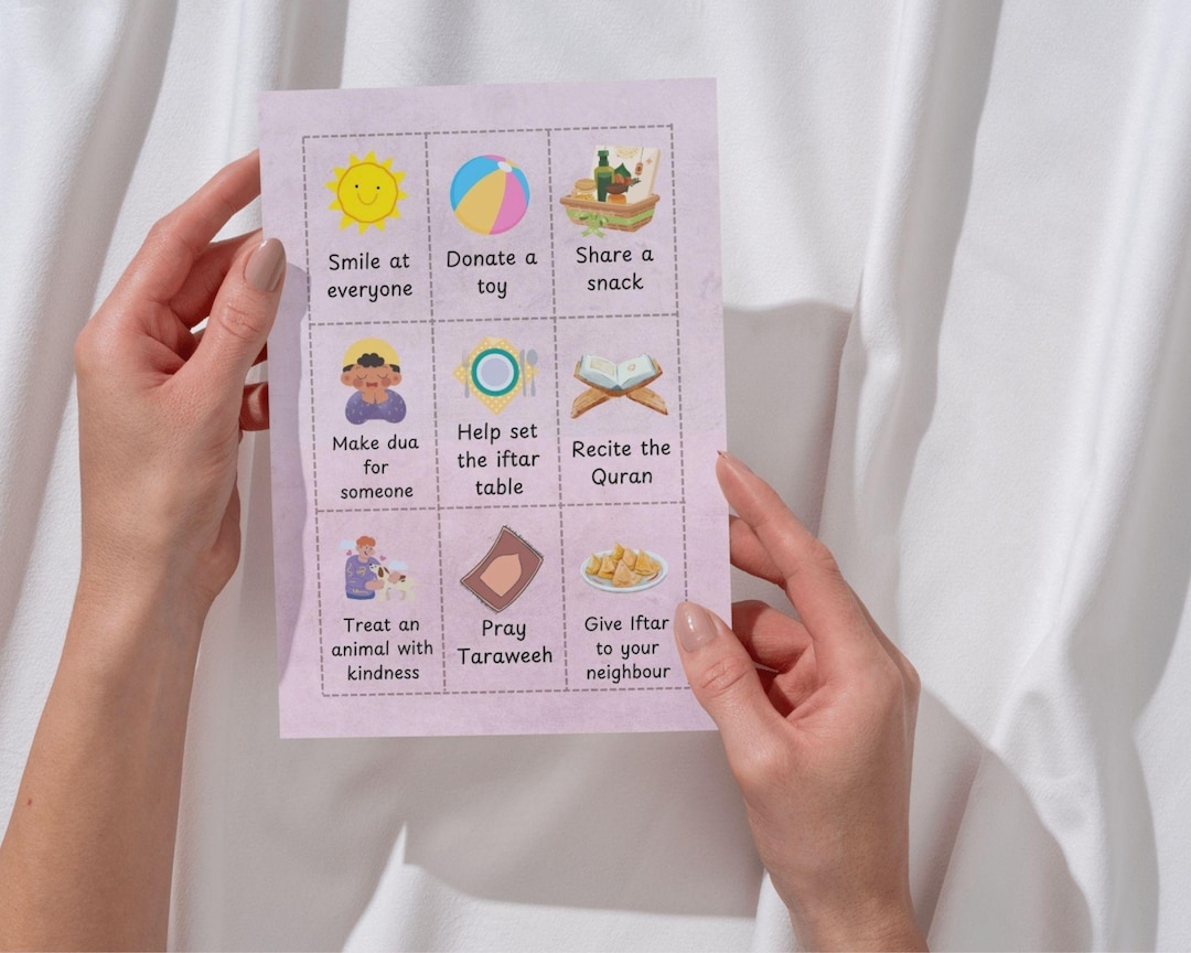 Ramadan Good Deeds Cards for Kids | 30-day Islamic Activity Printable ...