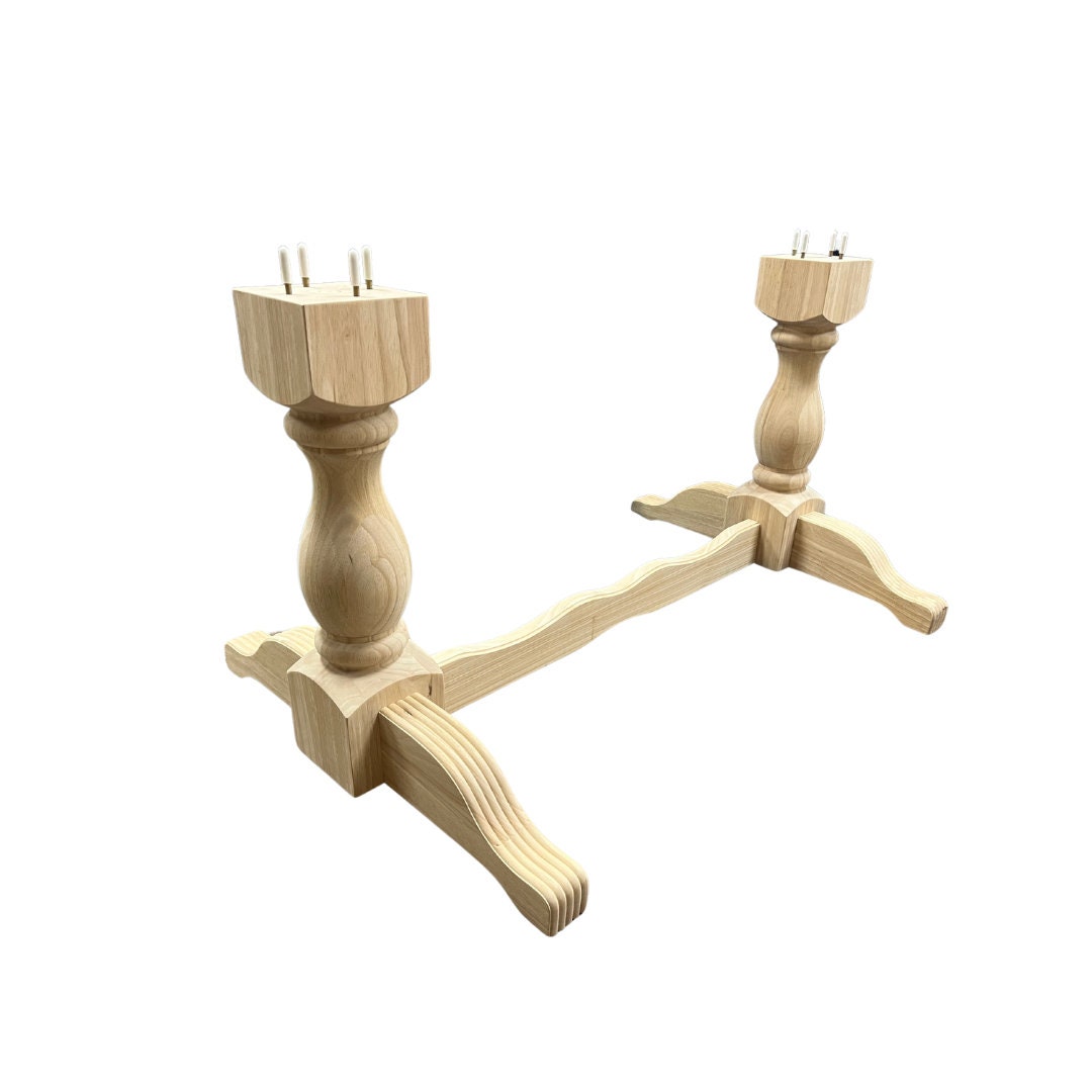 T-4268XBB Double Pedestal Trestle for Extension Tables - Etsy