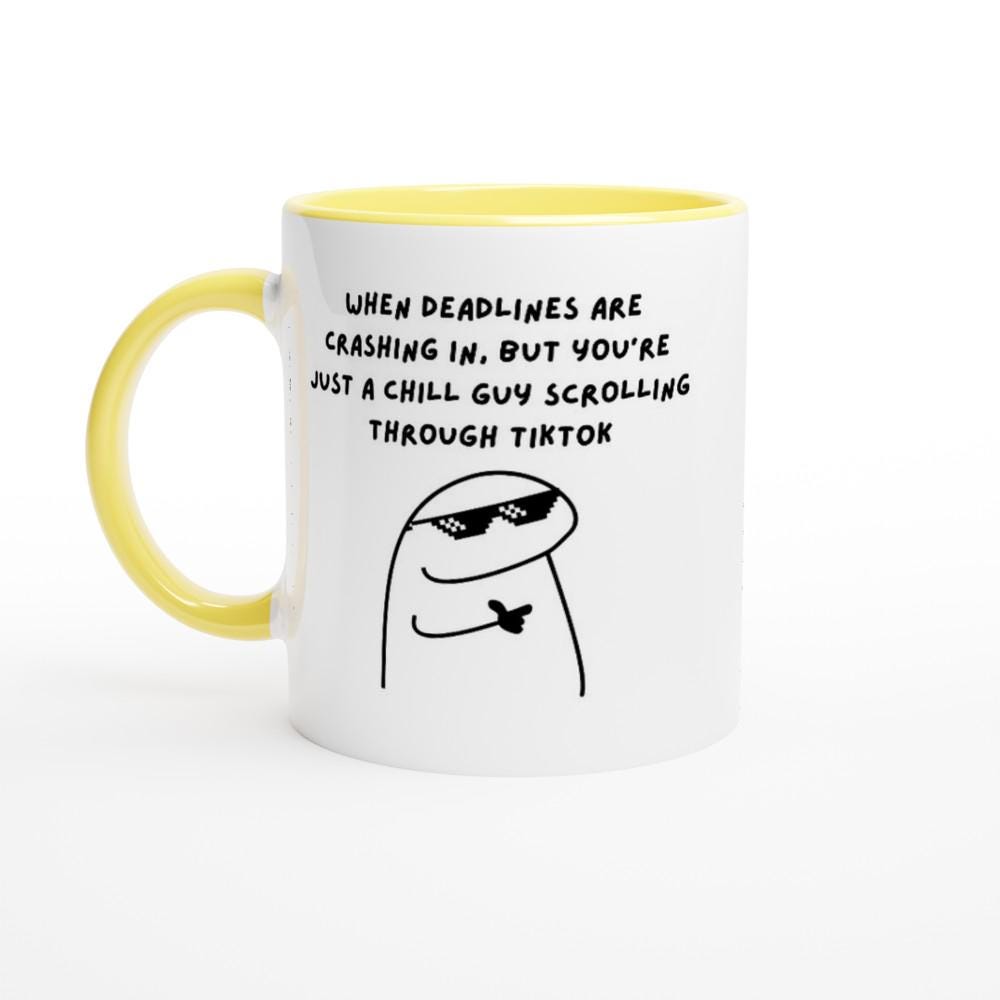Just a Chill Guy Meme Mug Funny Tiktok-inspired Quote, 11oz Ceramic Mug ...