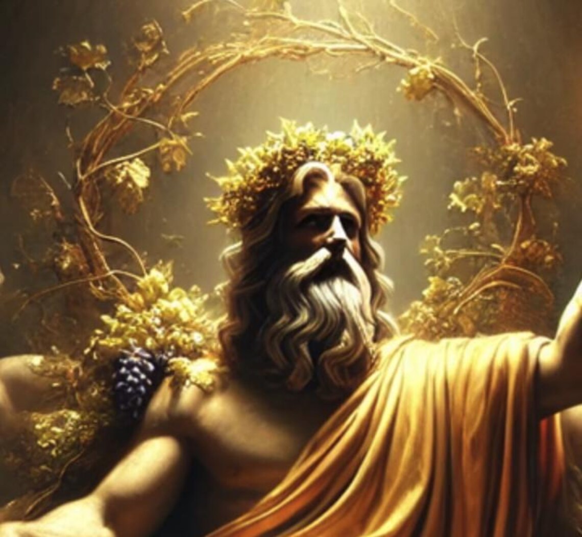 Golden God of Spirits Art Print | Digital Download Whiskey Wall Art ...