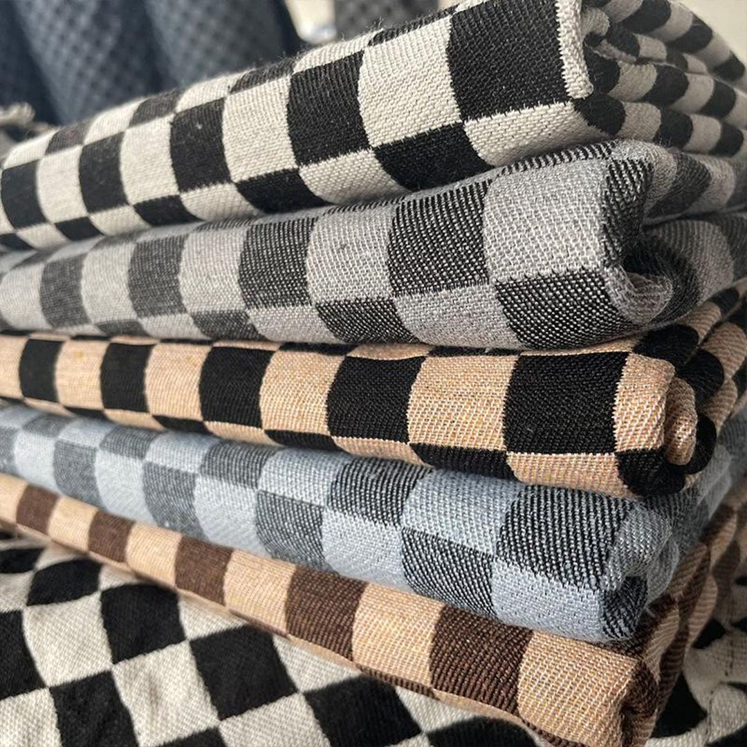 Jackets, Skirts, Bags and DIY Projects - Checkerboard Pattern Jacquard ...