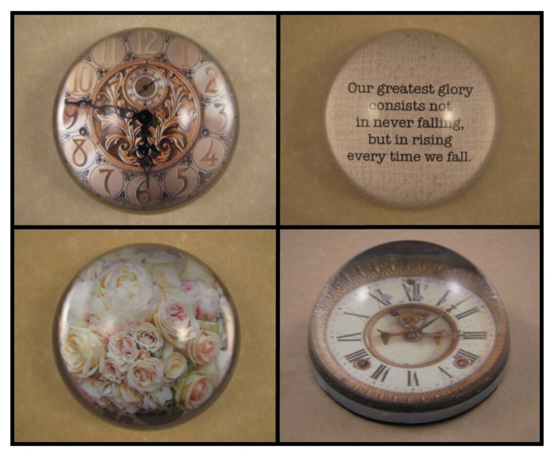 Custom Paperweight Dome Paperweight Medium Dome Glass - Etsy