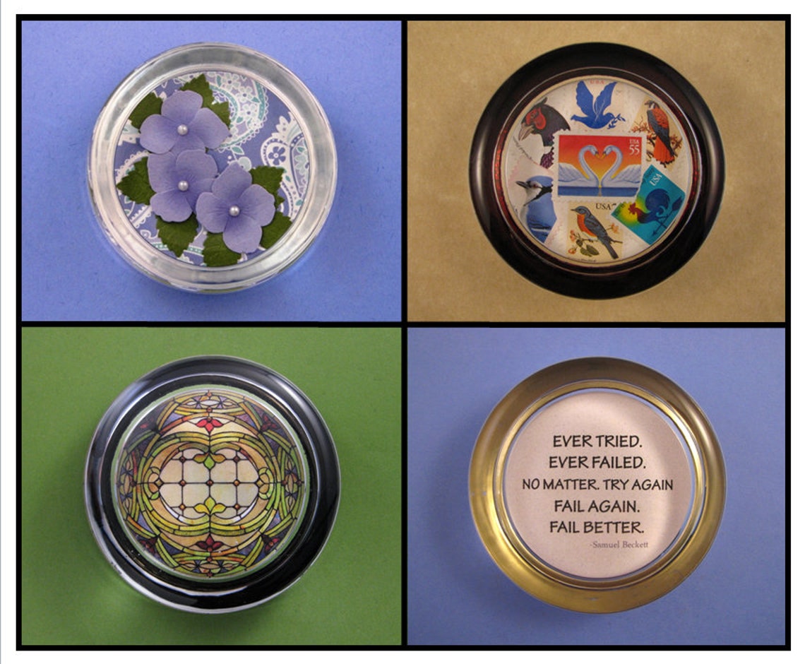 Custom Paperweight Personalized Gift Round Paperweight - Etsy