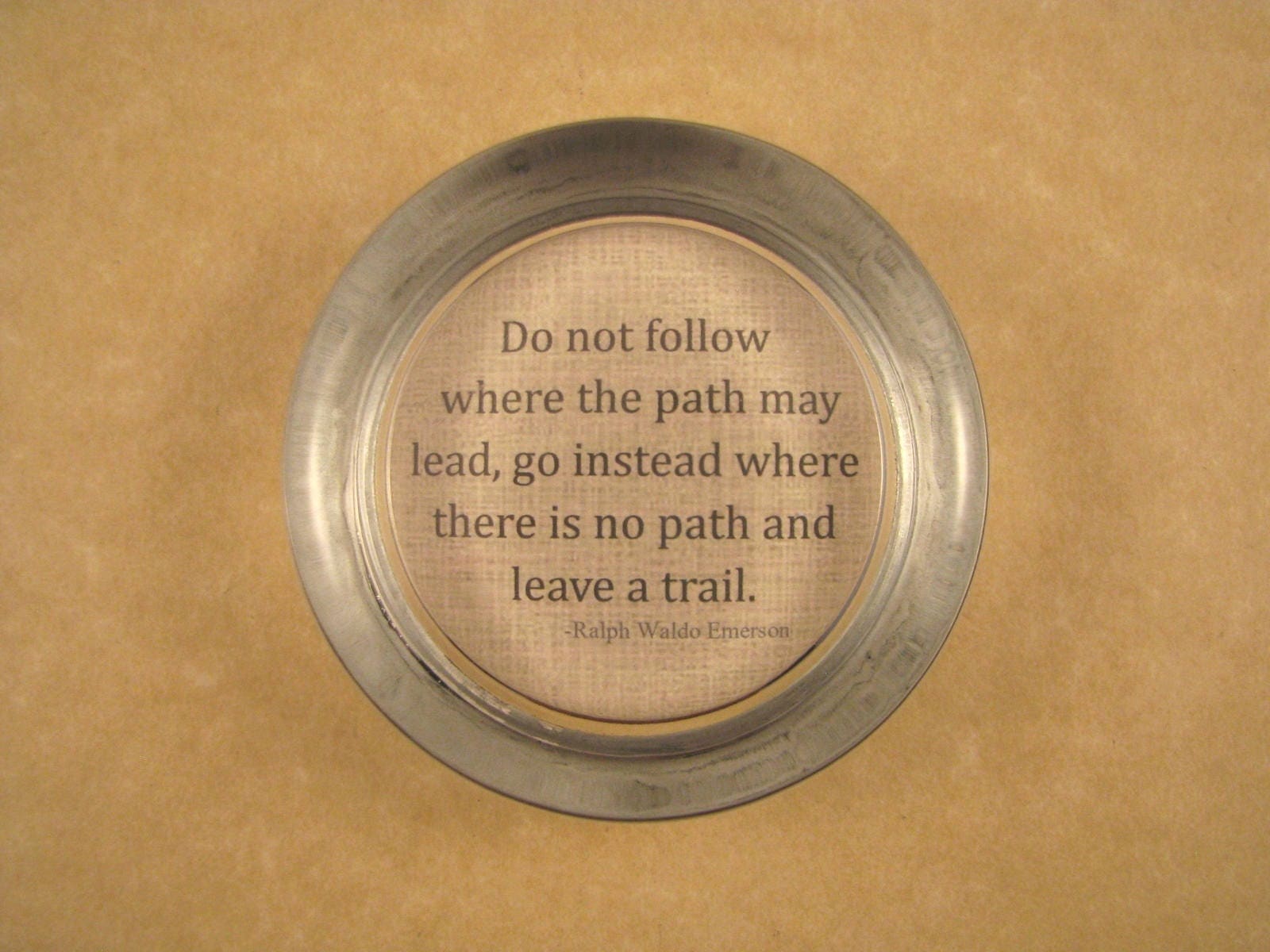 Grad Gift Quote Paperweight Graduation Quote Emerson Quote | Etsy